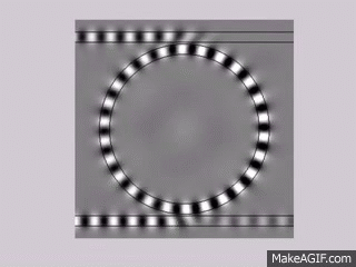 on-resonance of a micro ring resonator Haojun Li siriuscurie on Make a GIF