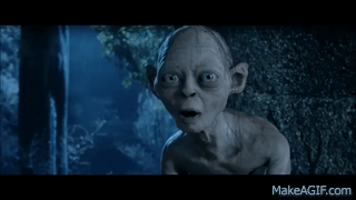 LOTR The Two Towers - Gollum and Sméagol on Make a GIF