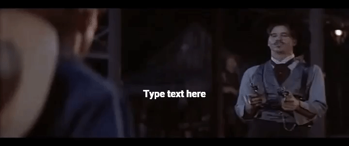 I have two guns, one for each of you on Make a GIF