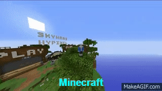 SANS SAYS THANK YOU (Minecraft Undertale Roleplay) on Make a GIF