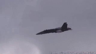 2015 Great New England Airshow - RCAF CF-18 Hornet Demo on Make a GIF