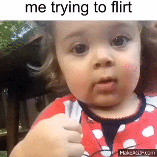 Funny Baby Trying to Flirt :) on Make a GIF
