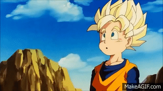 Vegeta knocks out Trunks and Goten on Make a GIF