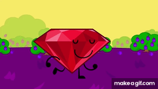 bfdi Ruby Dancing (Go to market) on Make a GIF