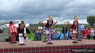 Scottish Dancing Highland Games Newburgh Fife Scotland on Make a GIF