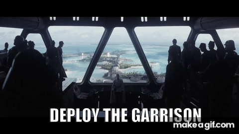 Director Krennic - Deploy the garrison! Move! Rogue One on Make a GIF