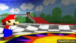 Mario rocket launher fail on Make a GIF