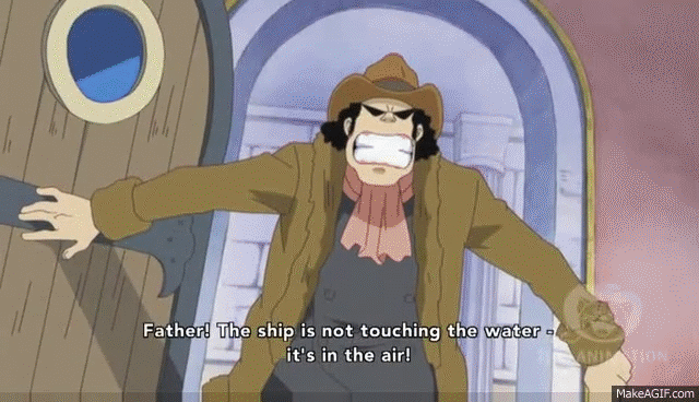 Gif De Usopp One Piece Mihawk Seraphim GIF | GIFDB.com