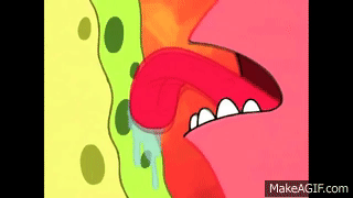 Patrick Star - "I can almost taste it" on Make a GIF