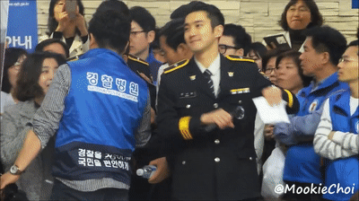 160329 Siwon -Seoul police evenat At National Police Hospital on Make a GIF