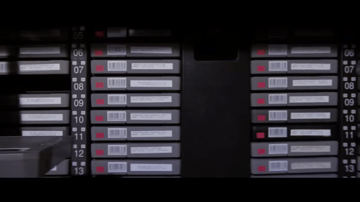 Hackers - tape robot fight scene on Make a GIF