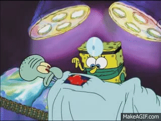 Doctor Spongebob Attempts To Diffuse Squidward's Heart on Make a GIF