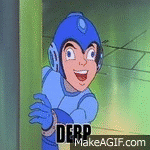 Mega Man DERP on Make a GIF