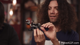 Grown Men Playing w/ Legos - 10 Minute Power Hour on Make a GIF
