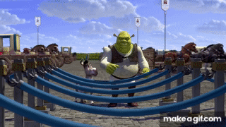 Shrek - Welcome to Duloc (Blu-Ray 1080p) English on Make a GIF