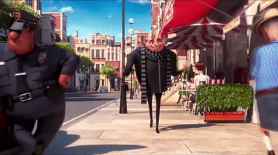 Videoclip :: Gru Feliz - Mi Villano Favorito 2 on Make a GIF