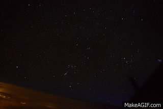 ISS passing through Orion on Make a GIF