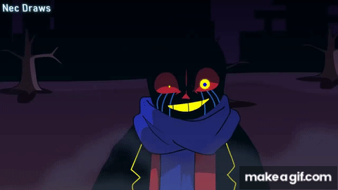 Error!Sans vs Nightmare!Sans [Animation] on Make a GIF