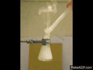 Smoke with ammonia and hydrochloric acid on Make a GIF