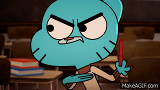 Chewed Pen | The Amazing World of Gumball | Cartoon Network on Make a GIF