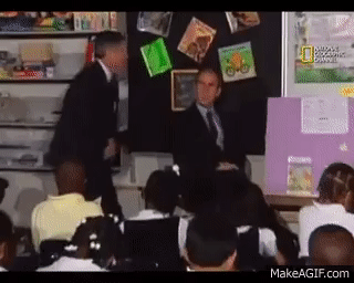 George W Bush - 9-11 Interview with National Geographic on Make a GIF