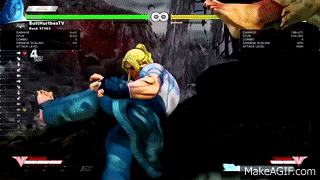 Street Fighter V - Ken Combo Video (1080p60) on Make a GIF