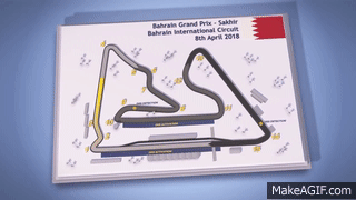 2018 Bahrain GP Track Guide on Make a GIF
