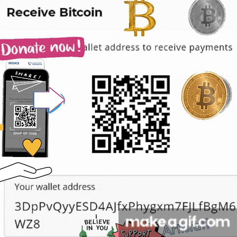Send me bitcoin on Make a GIF