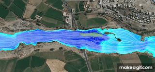 HEC RAS 2D - Particle Tracing on Make a GIF