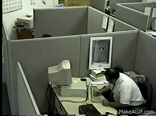 computer rage on Make a GIF