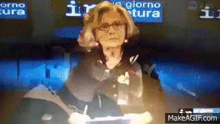 Old Woman Eats Microphone on Make a GIF