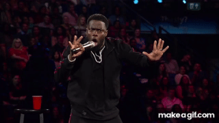 GUN COMPARTMENT PART 1 | Kevin Hart | Irresponsible Tour | on Make a GIF