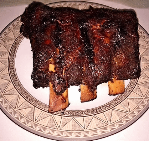 4-9-16 Beef Back Ribs, finished on Make a GIF