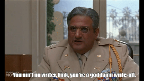 Barton Fink (5/5) Movie CLIP - You're a Write-Off! (1991) HD on Make a GIF