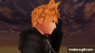 Roxas VS Xion fall on Make a GIF