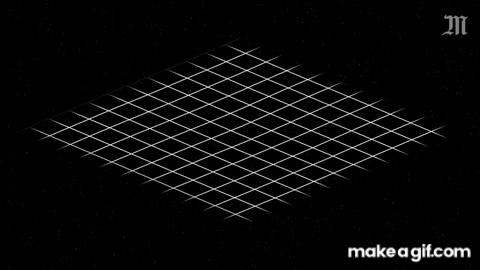 Curved spacetime on Make a GIF