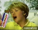 That's why I luv. . . Nestle CRUNCH! on Make a GIF