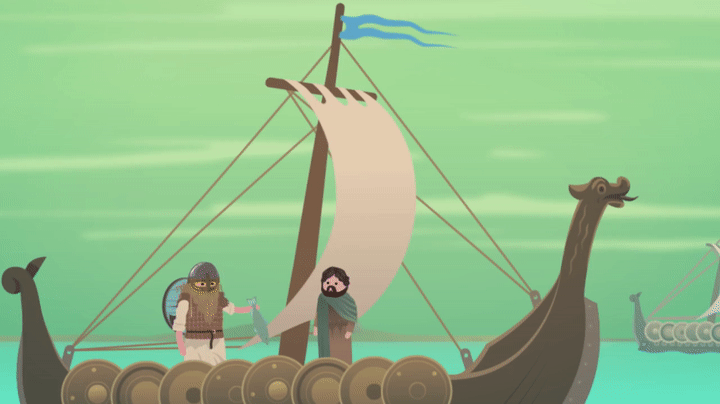The Vikings! - Crash Course World History 224 on Make a GIF