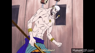 Enel's reaction face on Make a GIF
