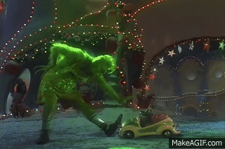 Grinch Tiny Car on Make a GIF