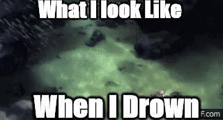 Funny Drowning on Make a GIF