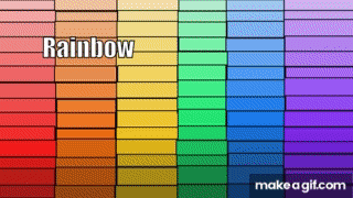 Rainbow on Make a GIF