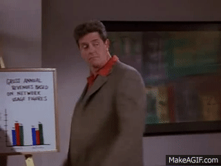 Friends-chandler and his boss on Make a GIF