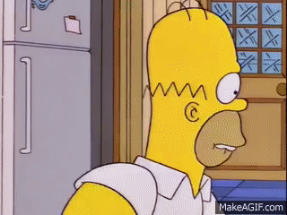 Homer exploding fireworks on Make a GIF