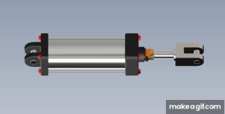 Pneumatic cylinder on Make a GIF