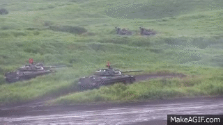 Japan Type 74 Main Battle Tank Royal Ordnance L7A1 105mm gun 2014 on ...