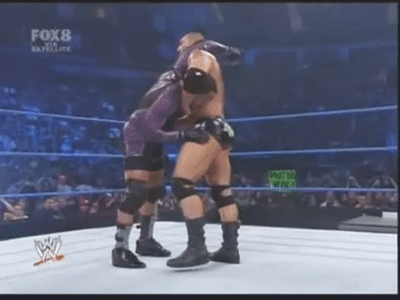 WWE Friday Night Smackdown 08/02/15 Batista VS MVP Part 1 on Make a GIF