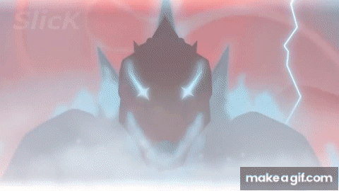 GODZILLA BATTLE ROYALE : PART 2 [True Form Ultima VS Burning Godzilla] on Make a GIF