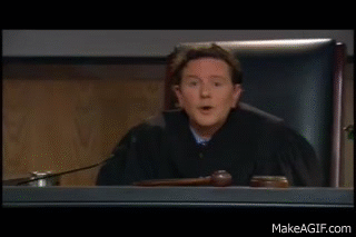 Mock Trial with Judge Reinhold on Make a GIF