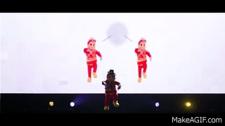 Jollibee dance performance at the G Force 2016 Dance Concert on Make a GIF